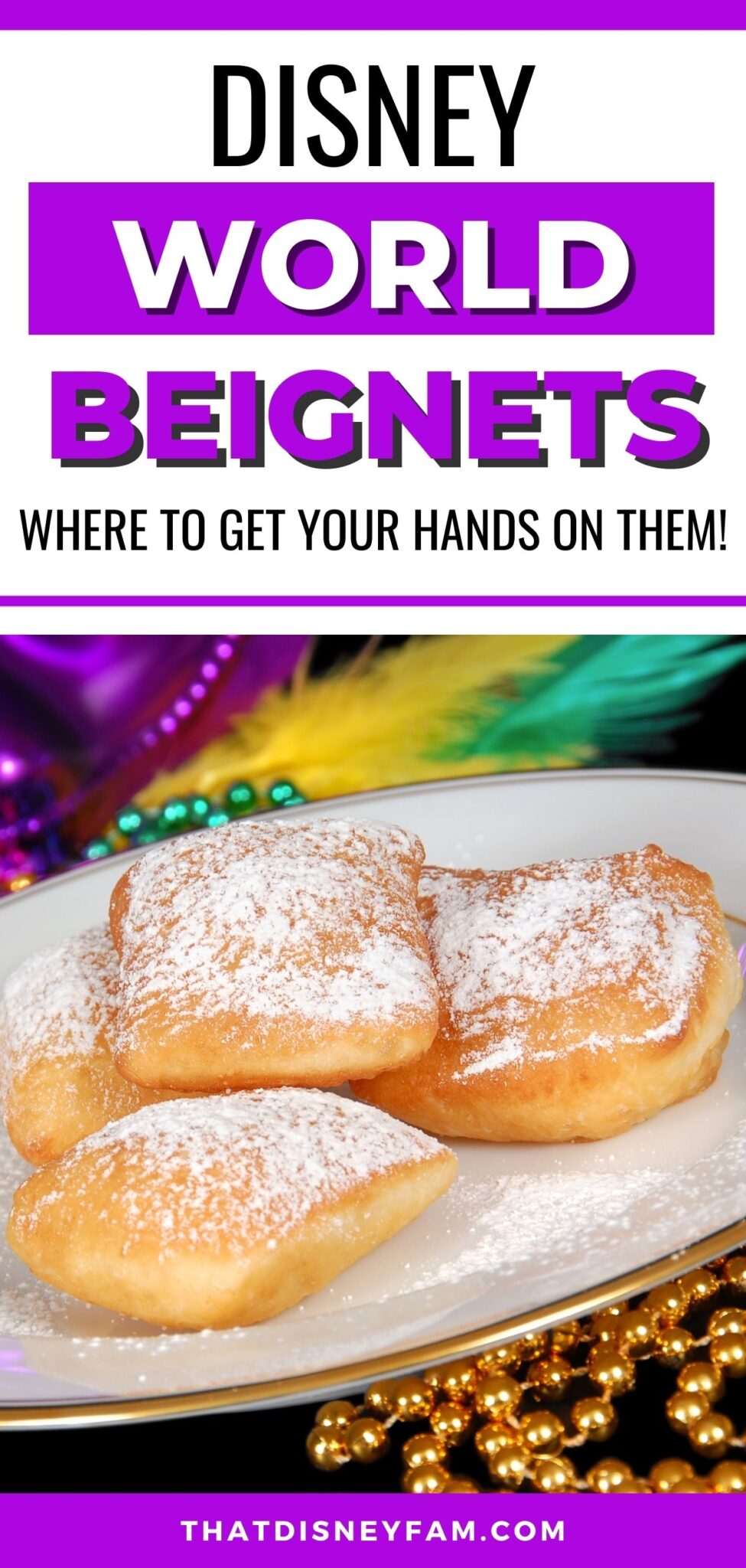 Disney World Beignets: Where Can You Get Your Hands on One? - That ...