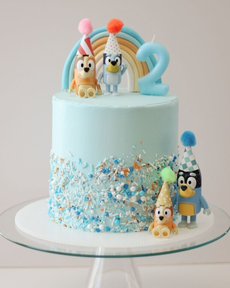 72 Bluey Birthday Cake Ideas That Are Just TOO Cute - That Disney Fam