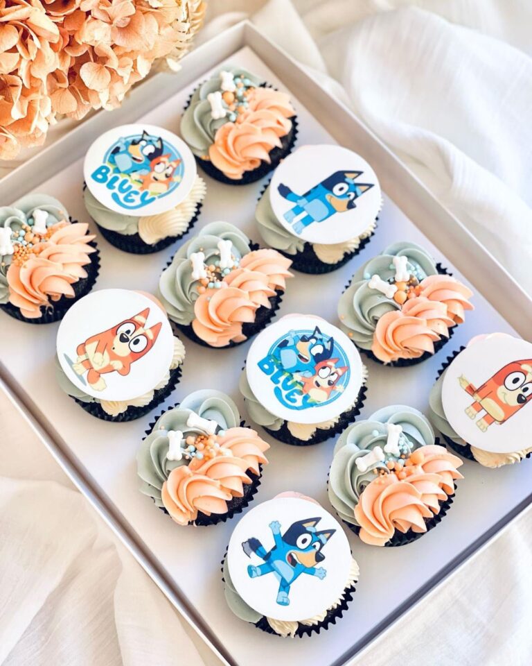 8 Bluey Cupcakes That'll Be A Hit For Your Bluey Fan - That Disney Fam
