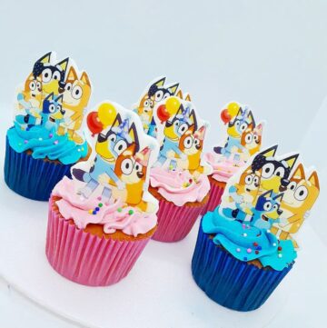 8 Bluey Cupcakes That'll Be A Hit For Your Bluey Fan - That Disney Fam