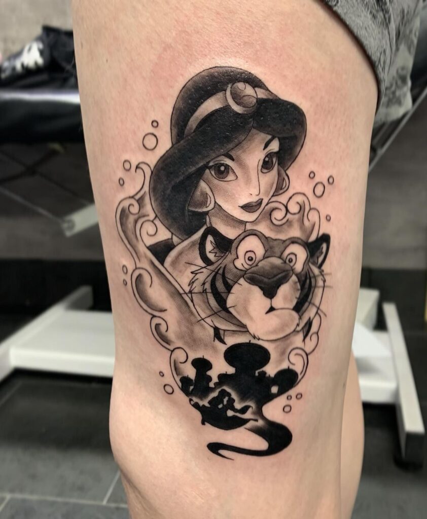 10 Aladdin Tattoos Only True Fans Will Understand - That Disney Fam