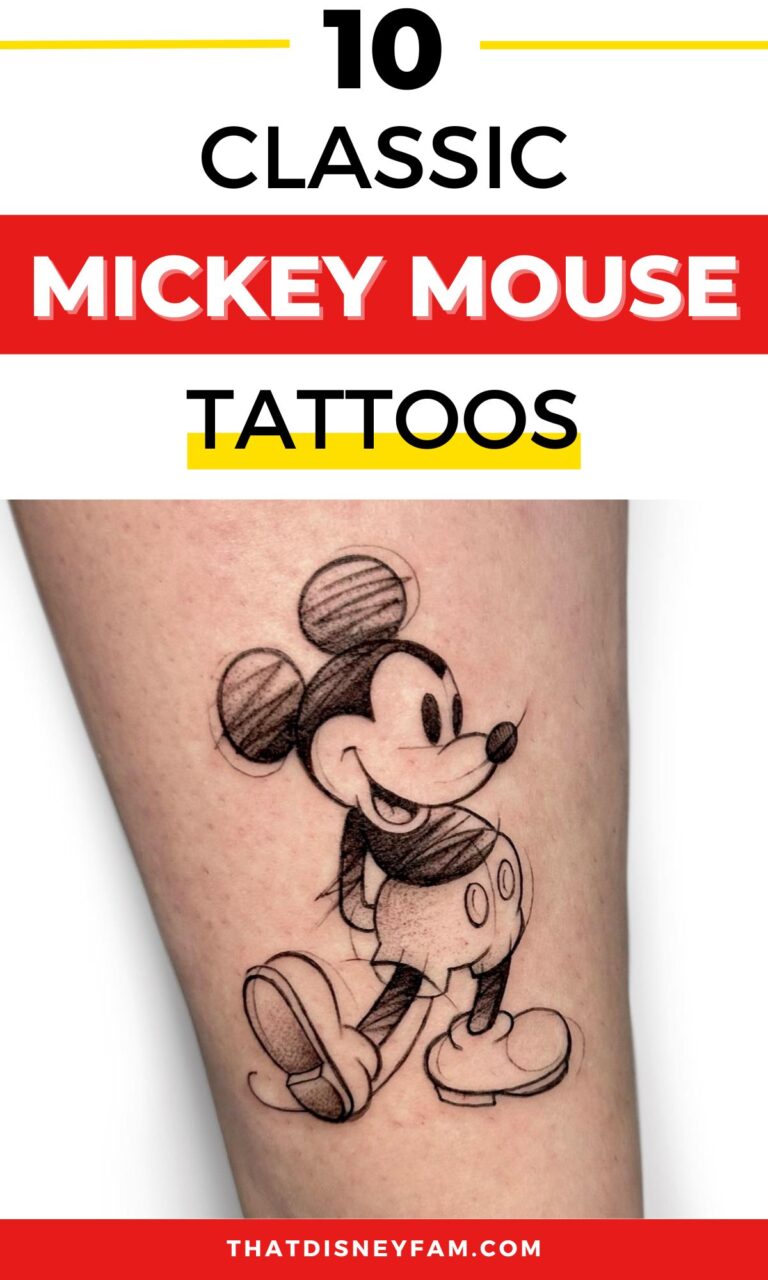 10 Mickey Mouse Tattoos That Are Definitely Magical - That Disney Fam