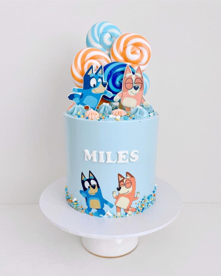 72 Bluey Birthday Cake Ideas That Are Just TOO Cute - That Disney Fam