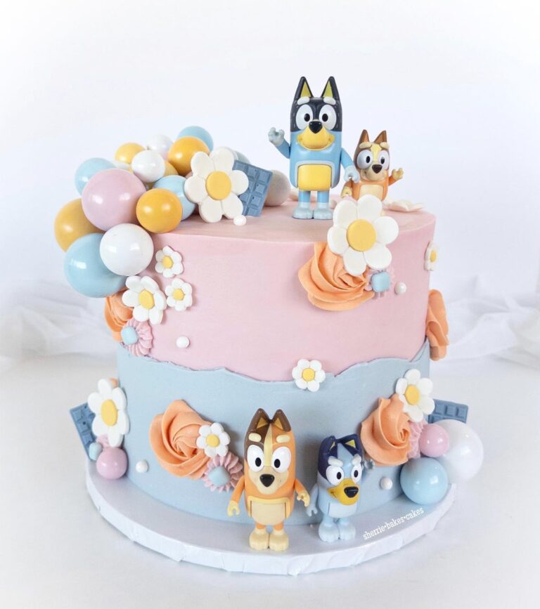 72 Bluey Birthday Cake Ideas That Are Just TOO Cute - That Disney Fam