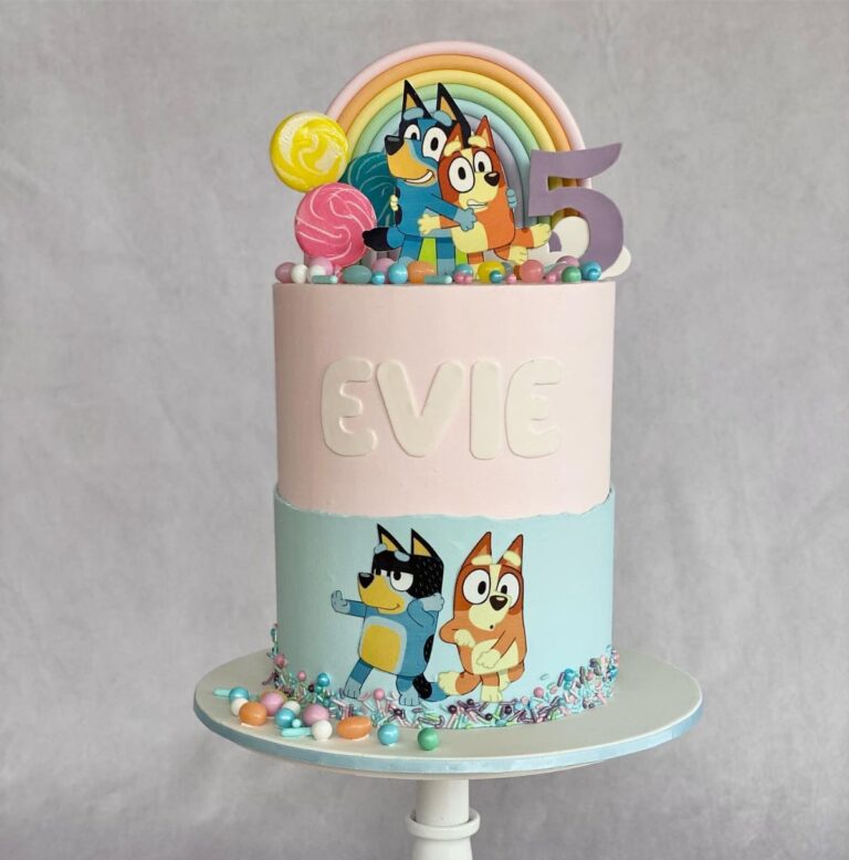 72 Bluey Birthday Cake Ideas That Are Just TOO Cute - That Disney Fam