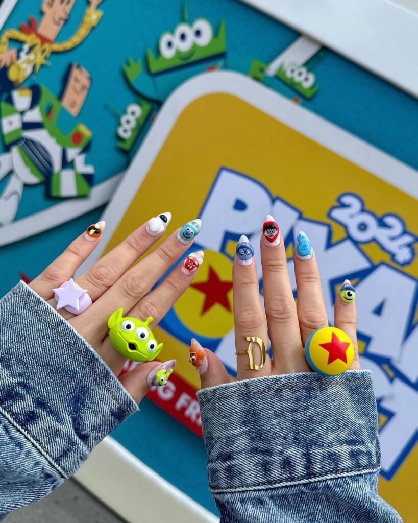 45 Pixar Nail Ideas That We Can't Get Enough Of - That Disney Fam