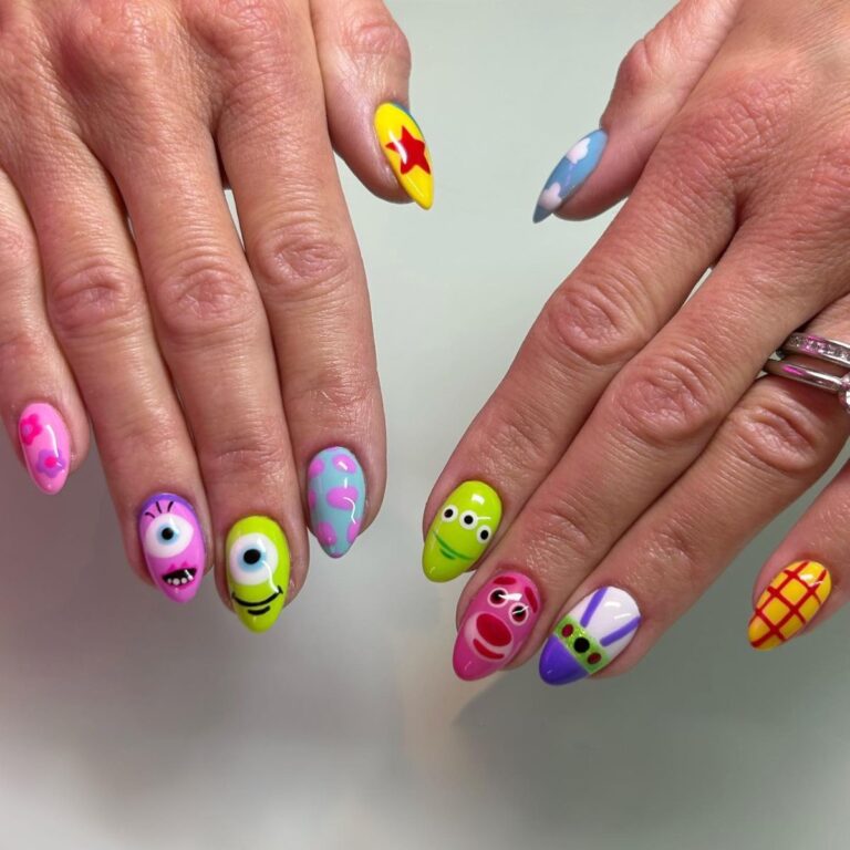 45 Pixar Nail Ideas That We Can't Get Enough Of - That Disney Fam