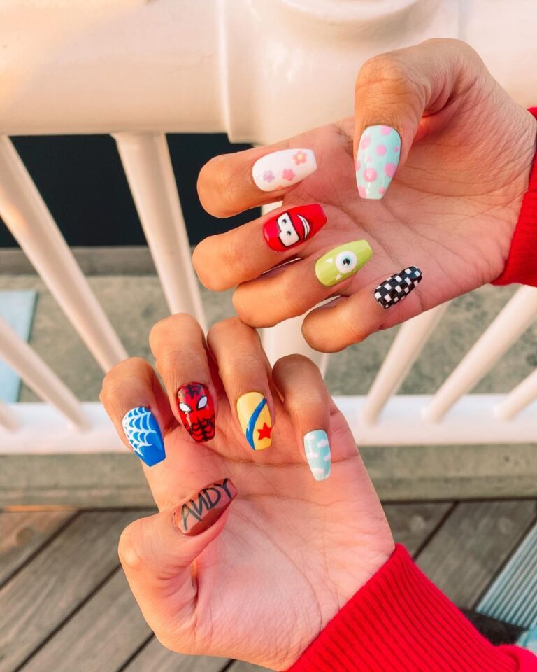 45 Pixar Nail Ideas That We Can't Get Enough Of - That Disney Fam