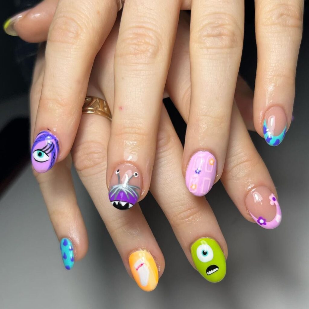 45 Pixar Nail Ideas That We Can't Get Enough Of - That Disney Fam