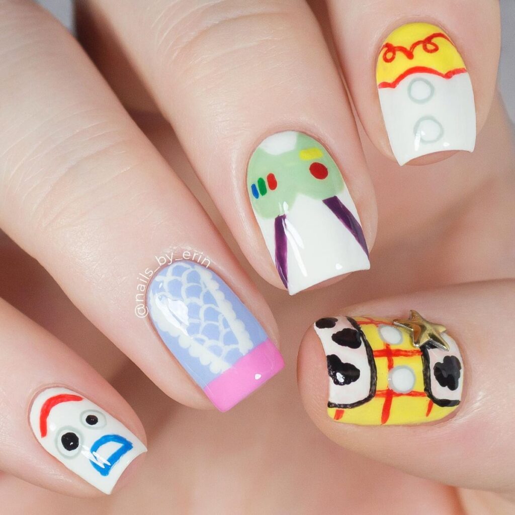 45 Pixar Nail Ideas That We Can't Get Enough Of - That Disney Fam