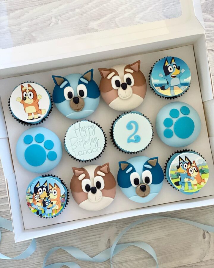 8 Bluey Cupcakes That'll Be A Hit For Your Bluey Fan - That Disney Fam